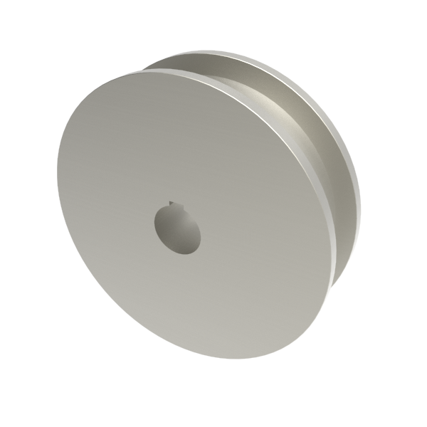 Double Flanged Steel 300mm Keyway Wheel 10,000kg Load – Merlinindustrial