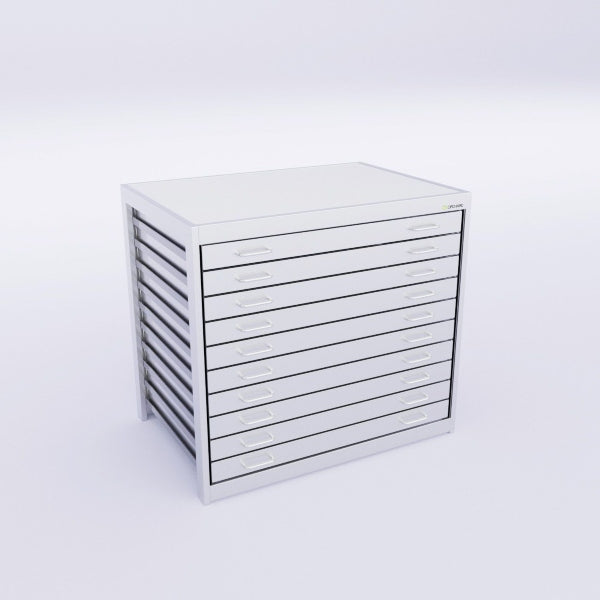 Orchard Metal Plan Chest A1 10 Drawer – Merlinindustrial