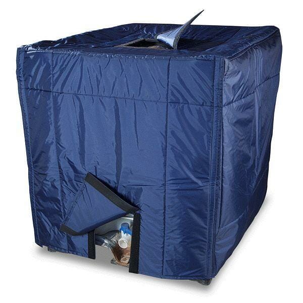 IBC Insulated Full Cover in Blue Nylon With Openings – Merlinindustrial