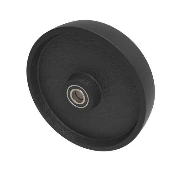 Cast Iron 250mm Ball Bearing Wheel 1250kg Load – Merlinindustrial