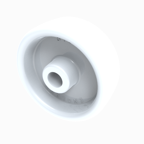 Nylon 50mm Plain Bearing Wheel 60kg Load – Merlinindustrial