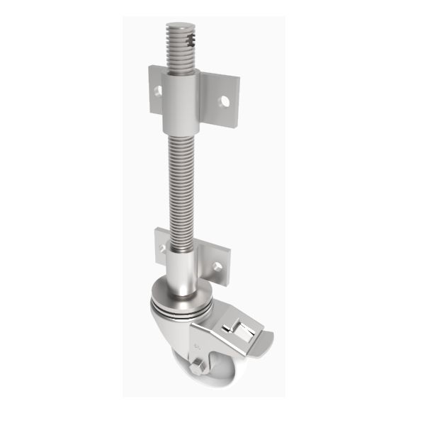 Nylon Plate Swivel Castor Brake Locking Castor 100mm 200kg Load ...