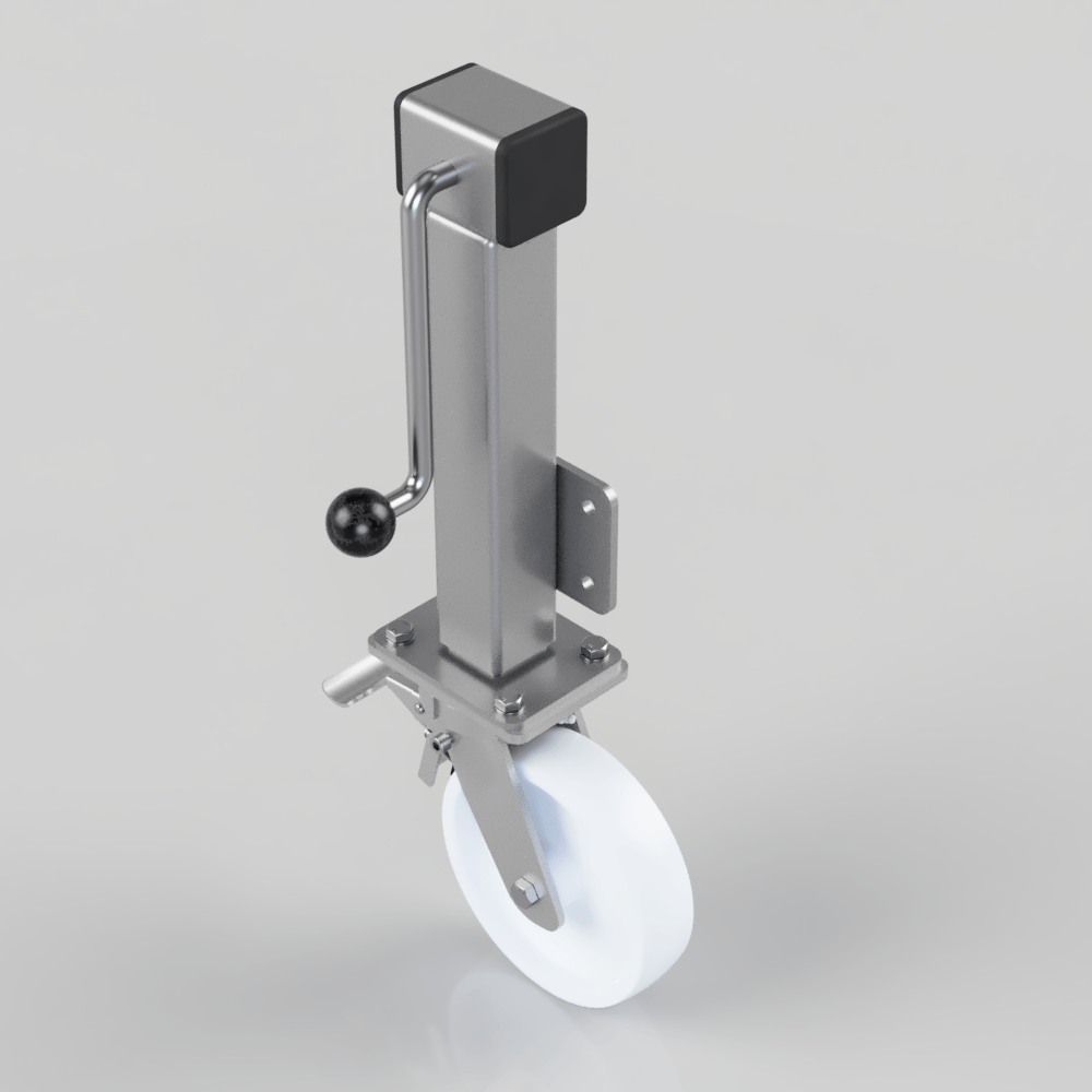 Nylon Plate Swivel Castor Brake Locking Castor 200mm 1000kg Load ...