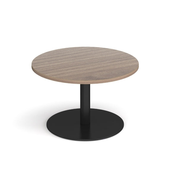 Monza Circular Coffee Table with Black Base – Merlinindustrial