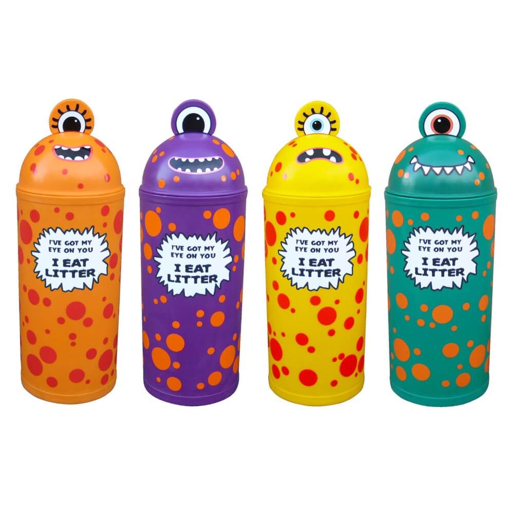 Monster Litter Bin – Merlinindustrial