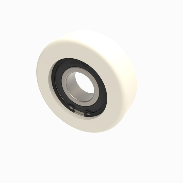 POM ( Polyacetal ) 50mm Ball Bearing Guide Roller 110kg Load ...