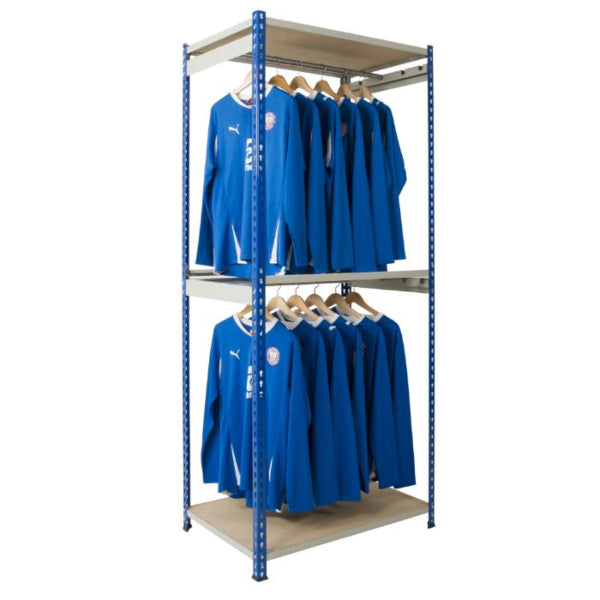 Rivet Garment Racking Single Rail – Merlinindustrial