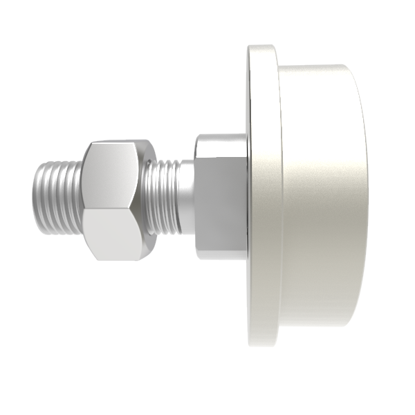 Steel Parallel Flanged 100mm 'I' Beam Wheel with M30 Axle 1000kg ...